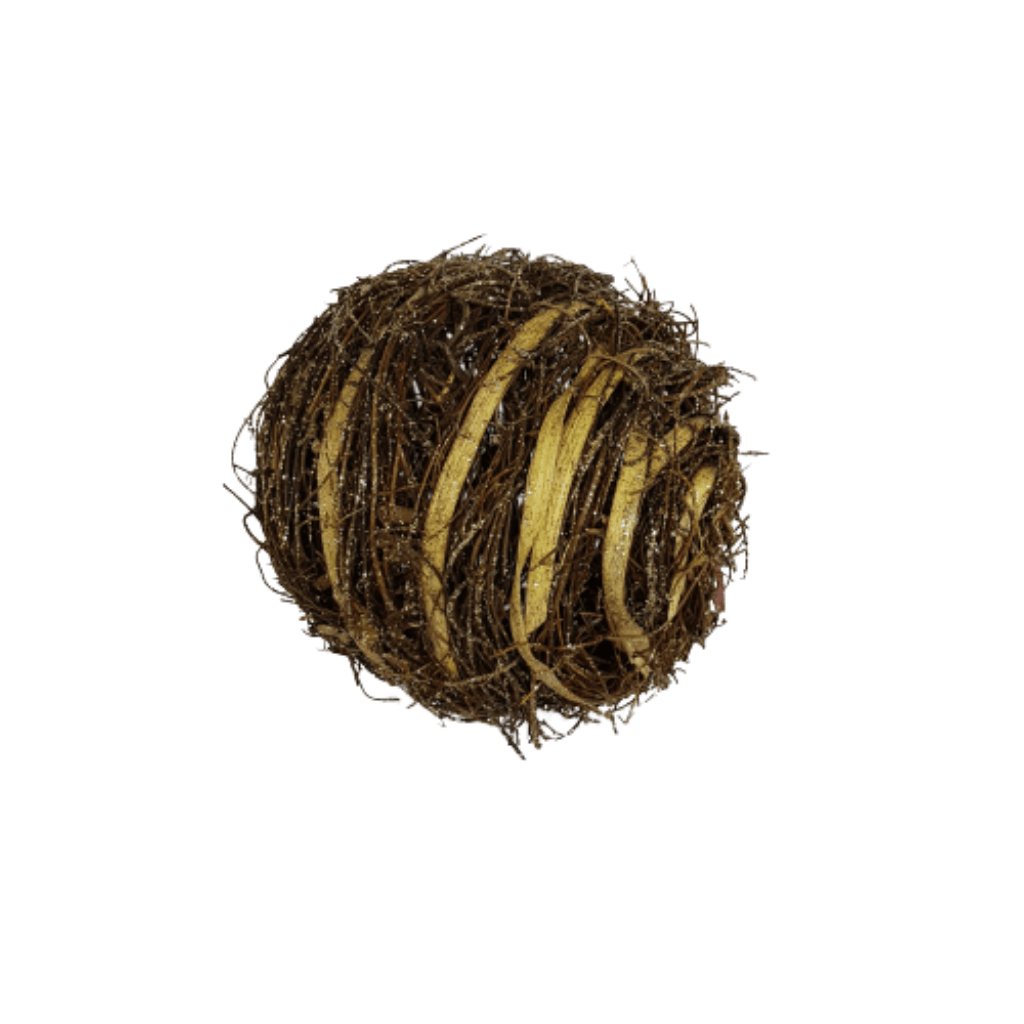 Bolas Decorativas Rústicas Aramadas de Natal